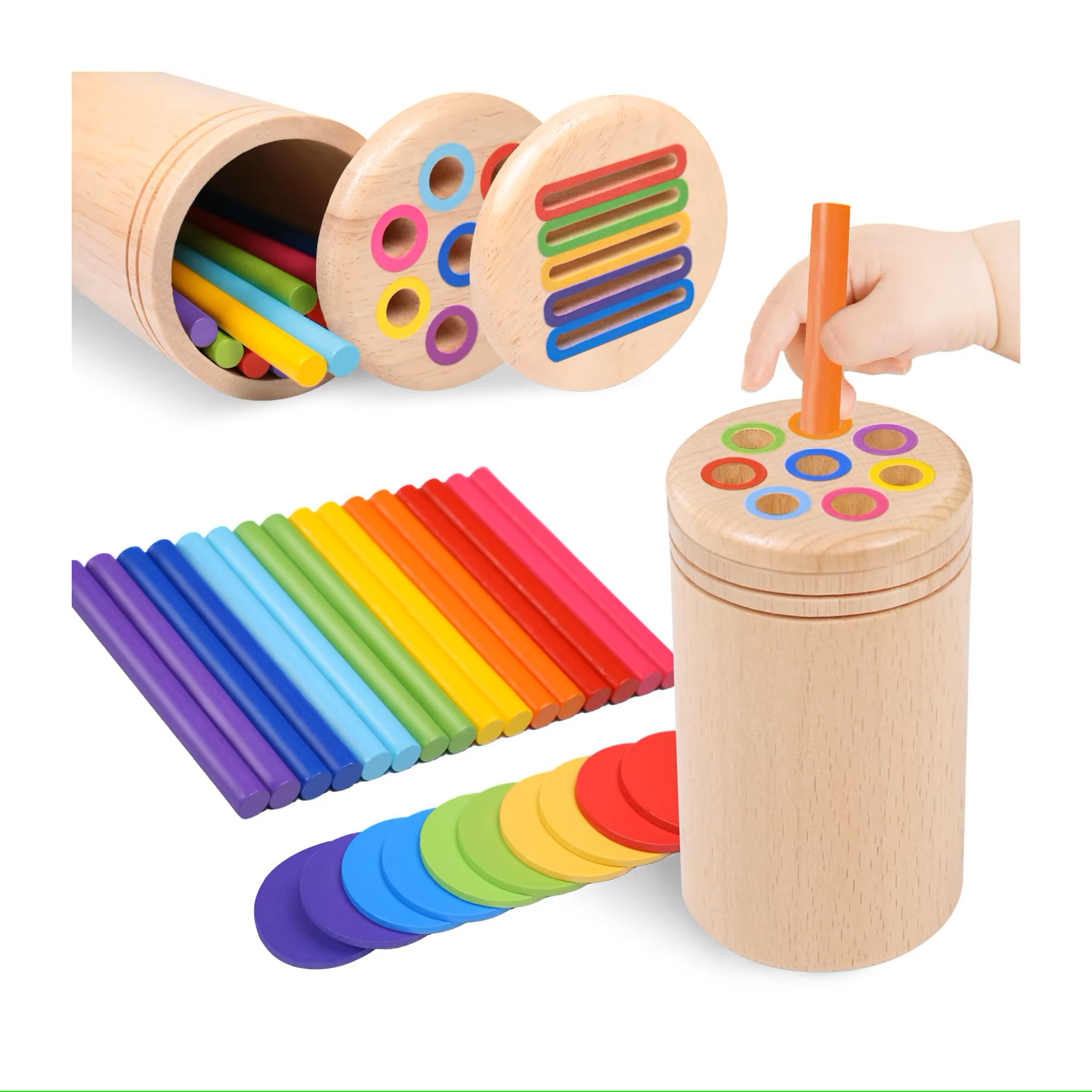 Montessori Color Sorting Toy for Toddlers | Ages 1–3 – toytribe