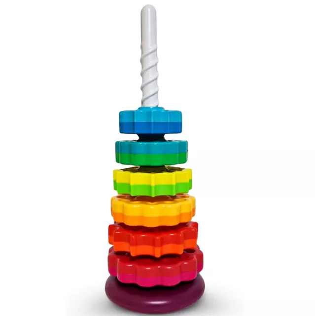 Rainbow Spin again stacker – toytribe